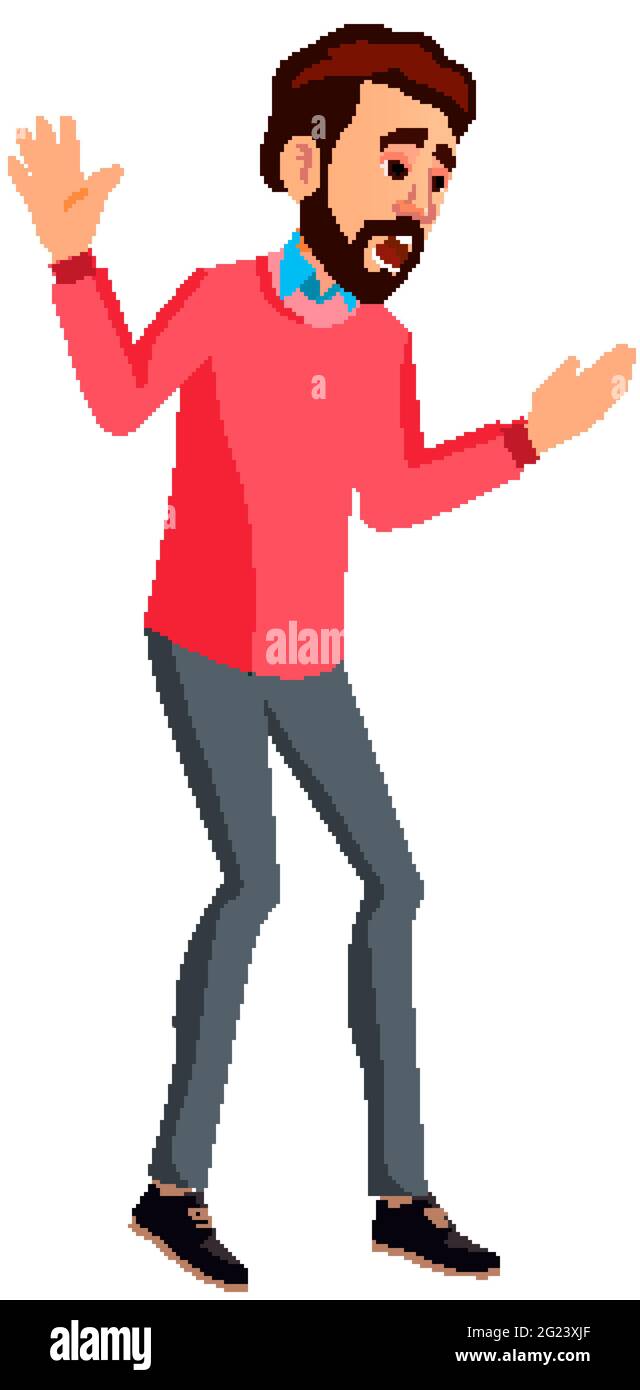 Cartoon Man Fear High Resolution Stock Photography and Images - Alamy