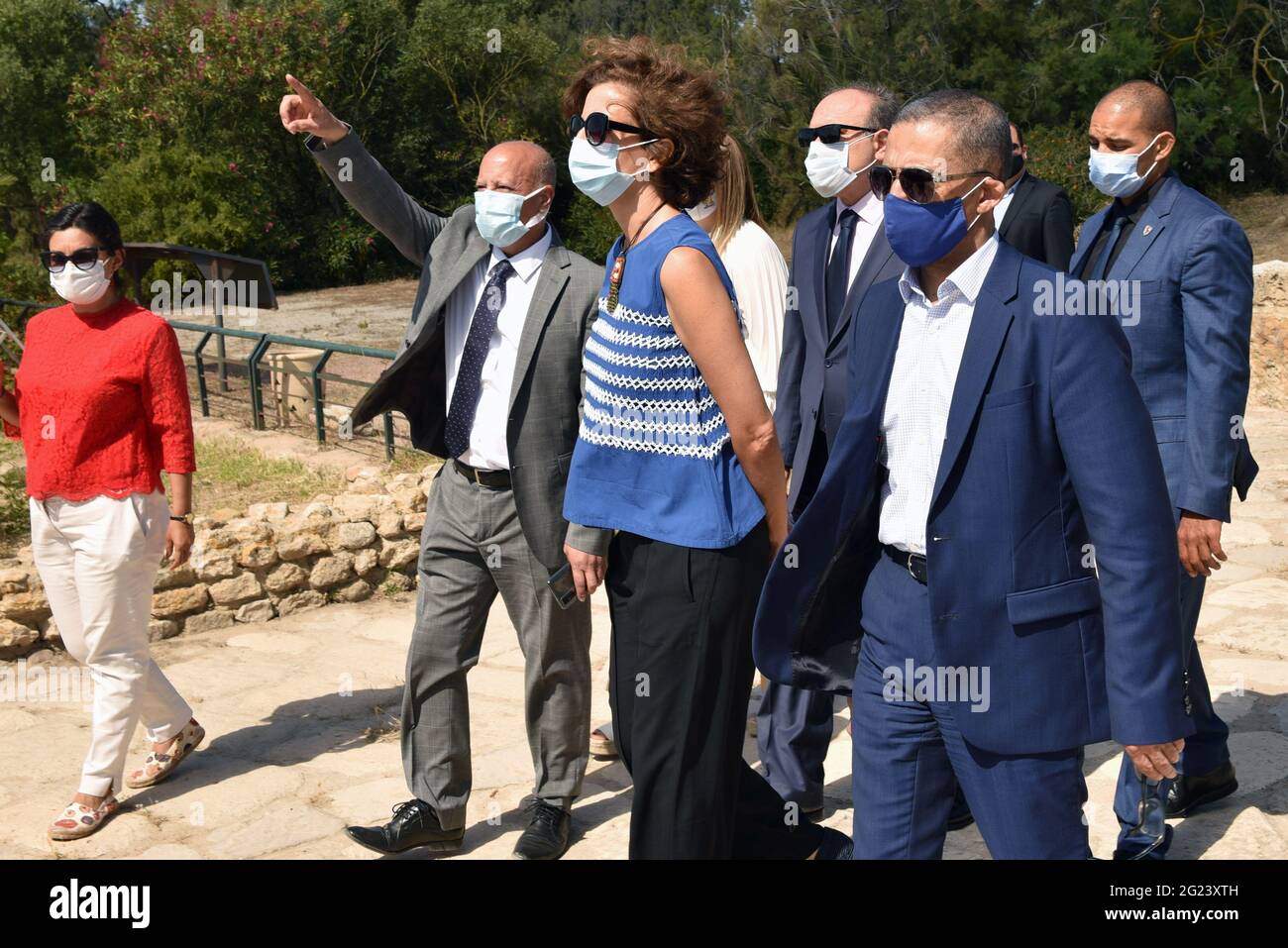 Unesco director general audrey azoulay hi-res stock photography and ...