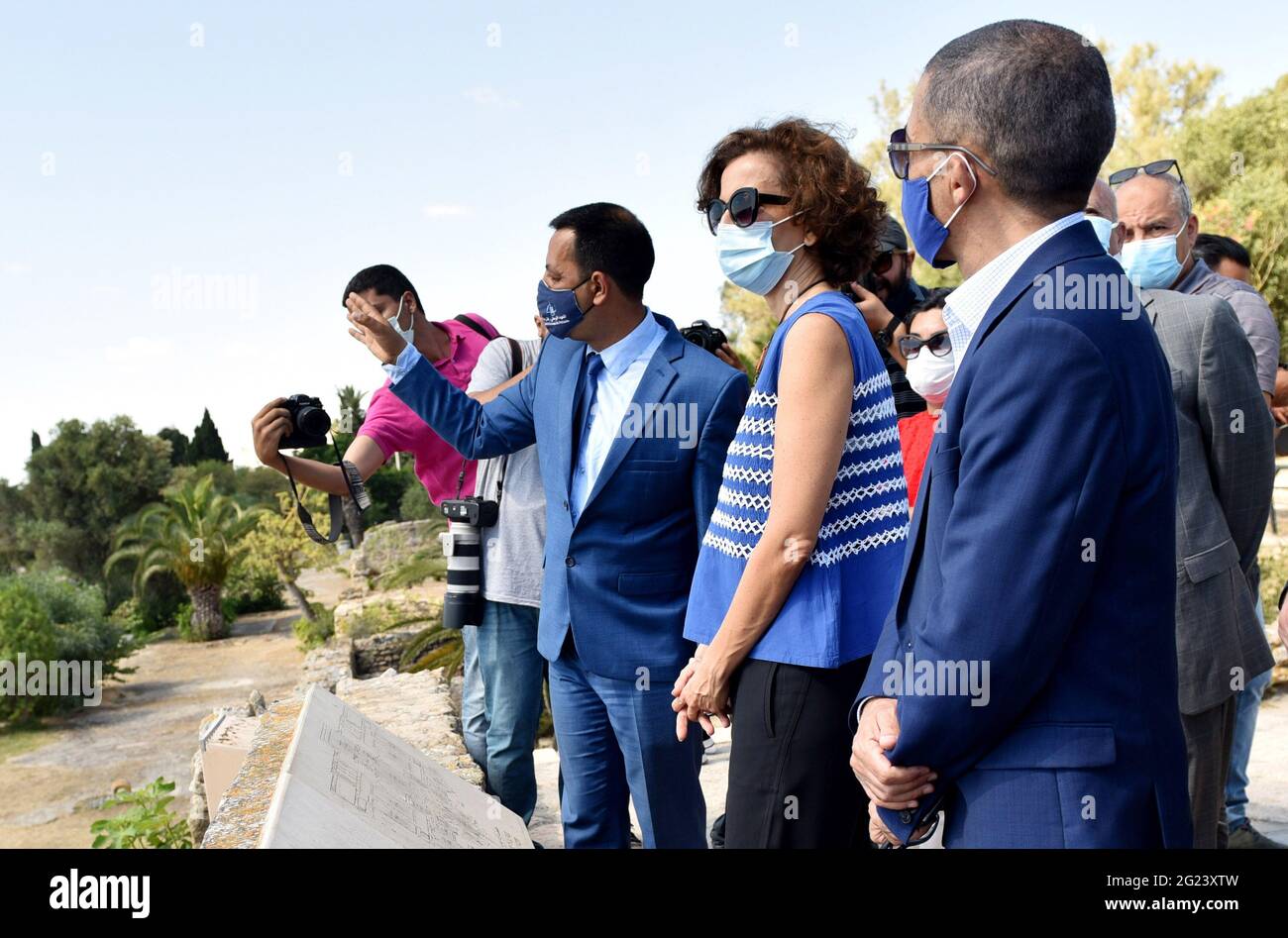 Unesco director general audrey azoulay hi-res stock photography and ...