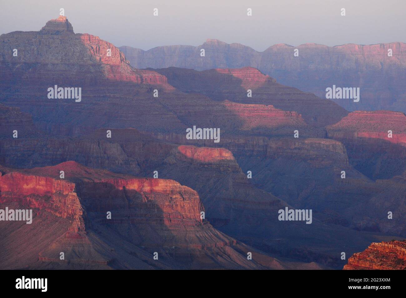 The day ends as the sun accentuates the shapes and saturates the ...