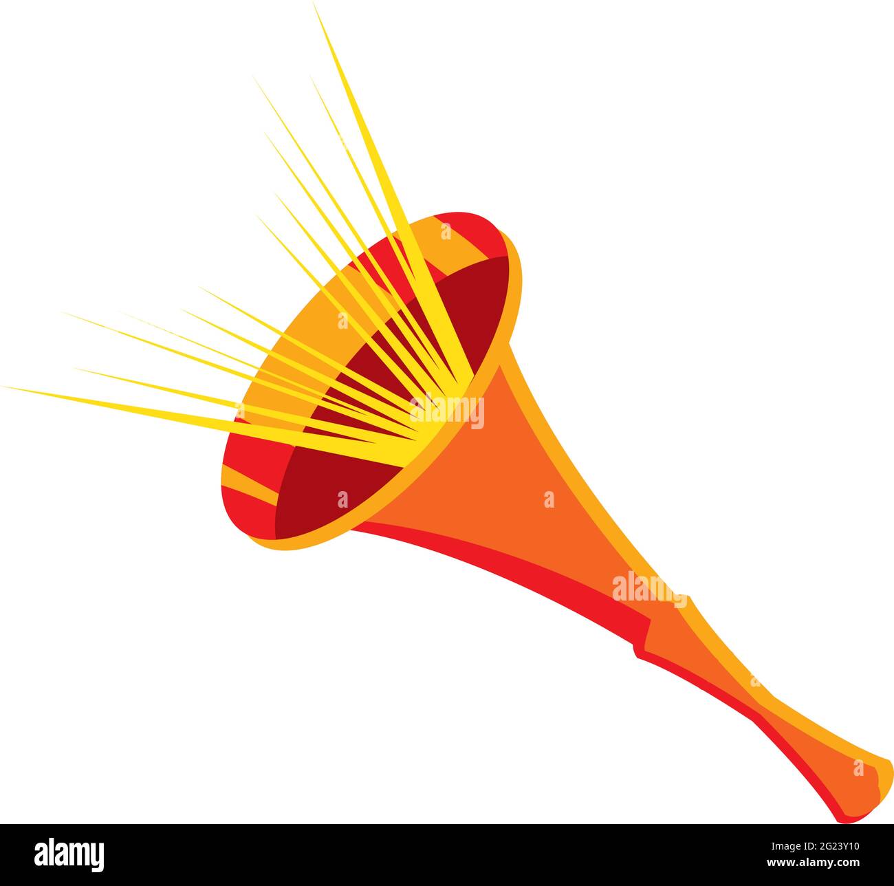 trumpet football fan Stock Vector Image & Art - Alamy