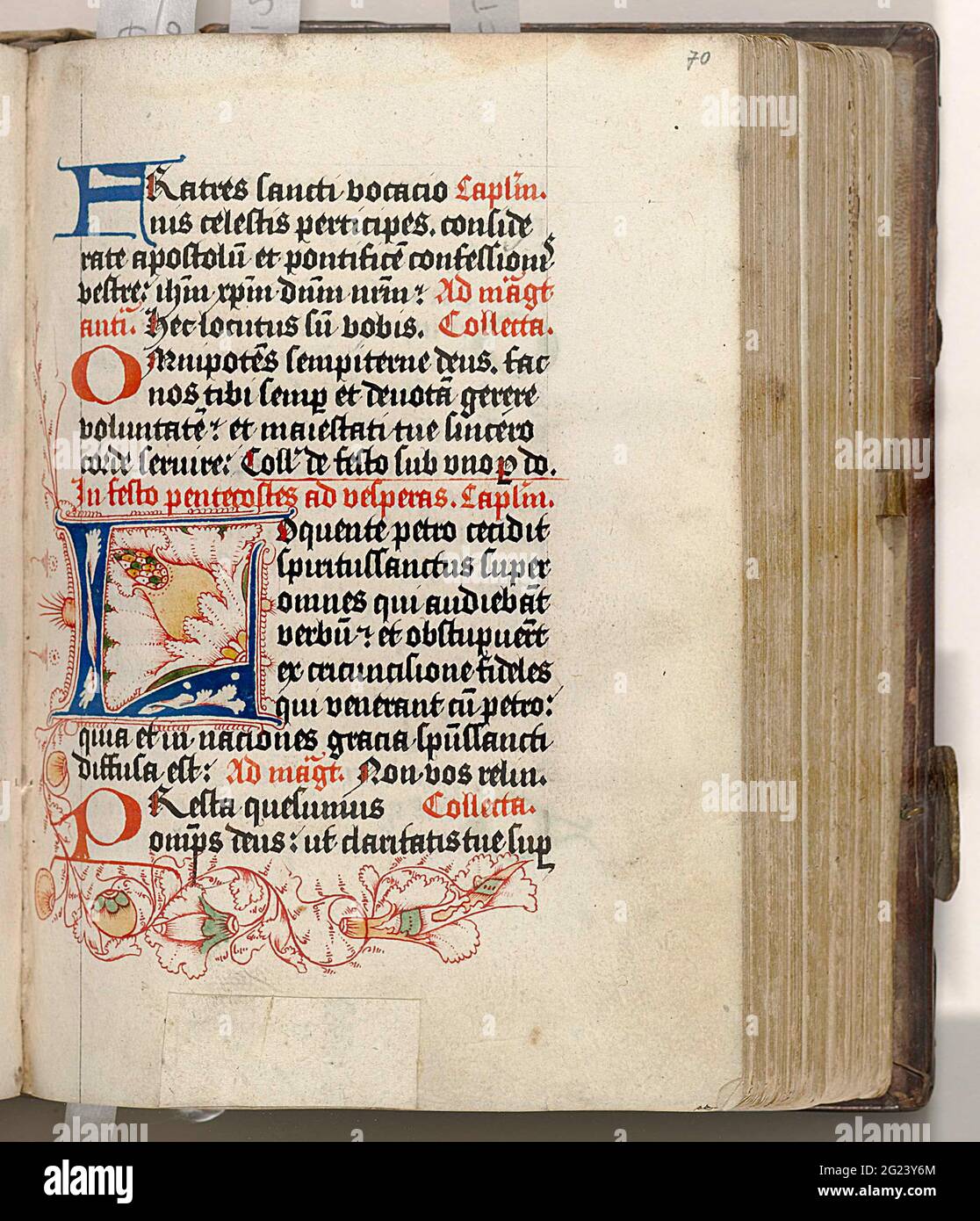 Psalter and brevier (sections) in Latin Stock Photo - Alamy