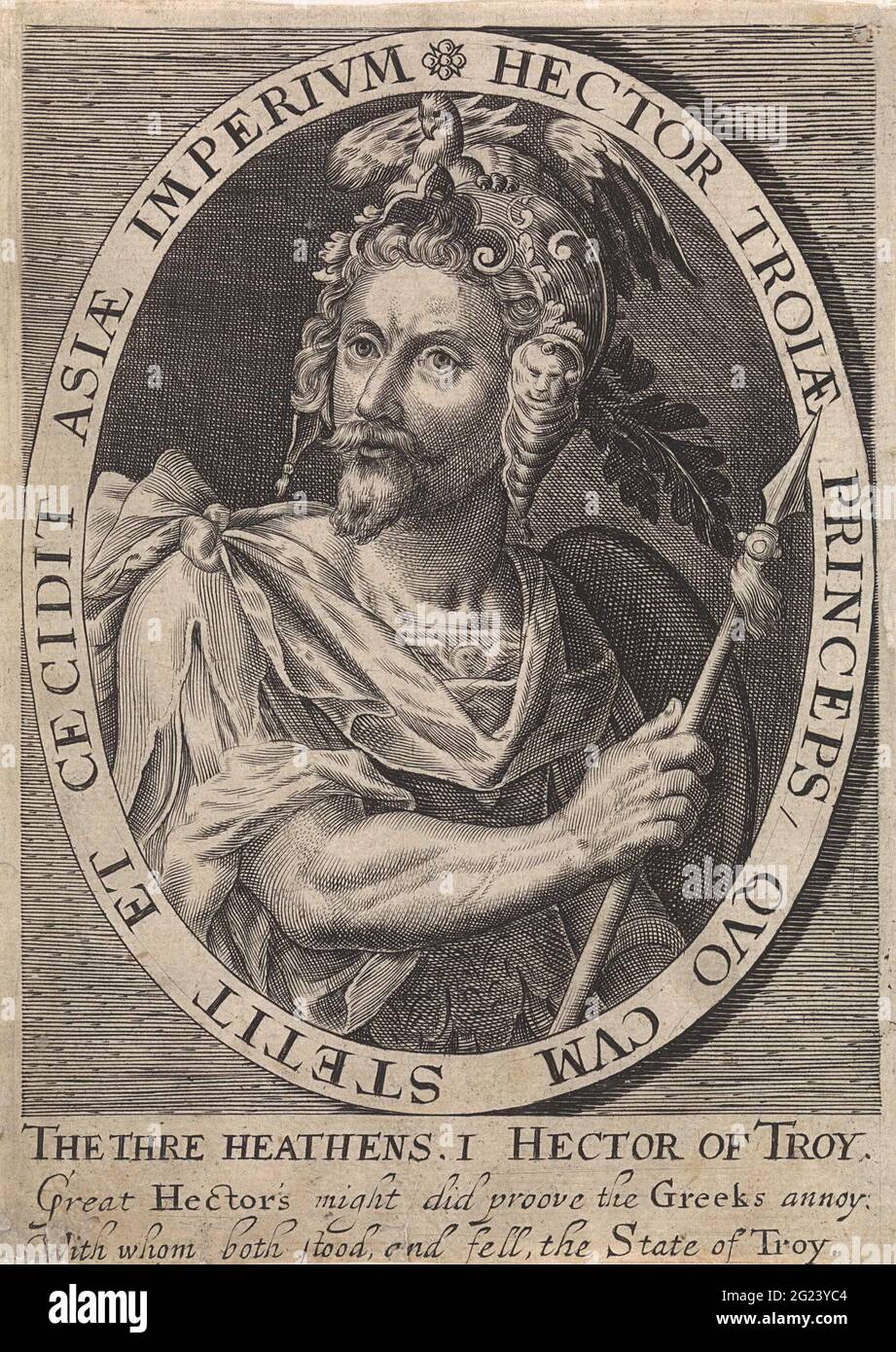 Hector van Troje as one of the nine heroes; The nine heroes. The hero ...