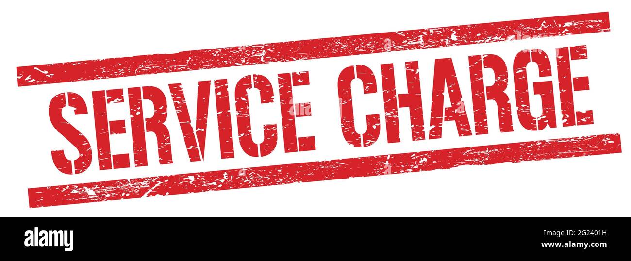 Service charge stamp hi-res stock photography and images - Alamy