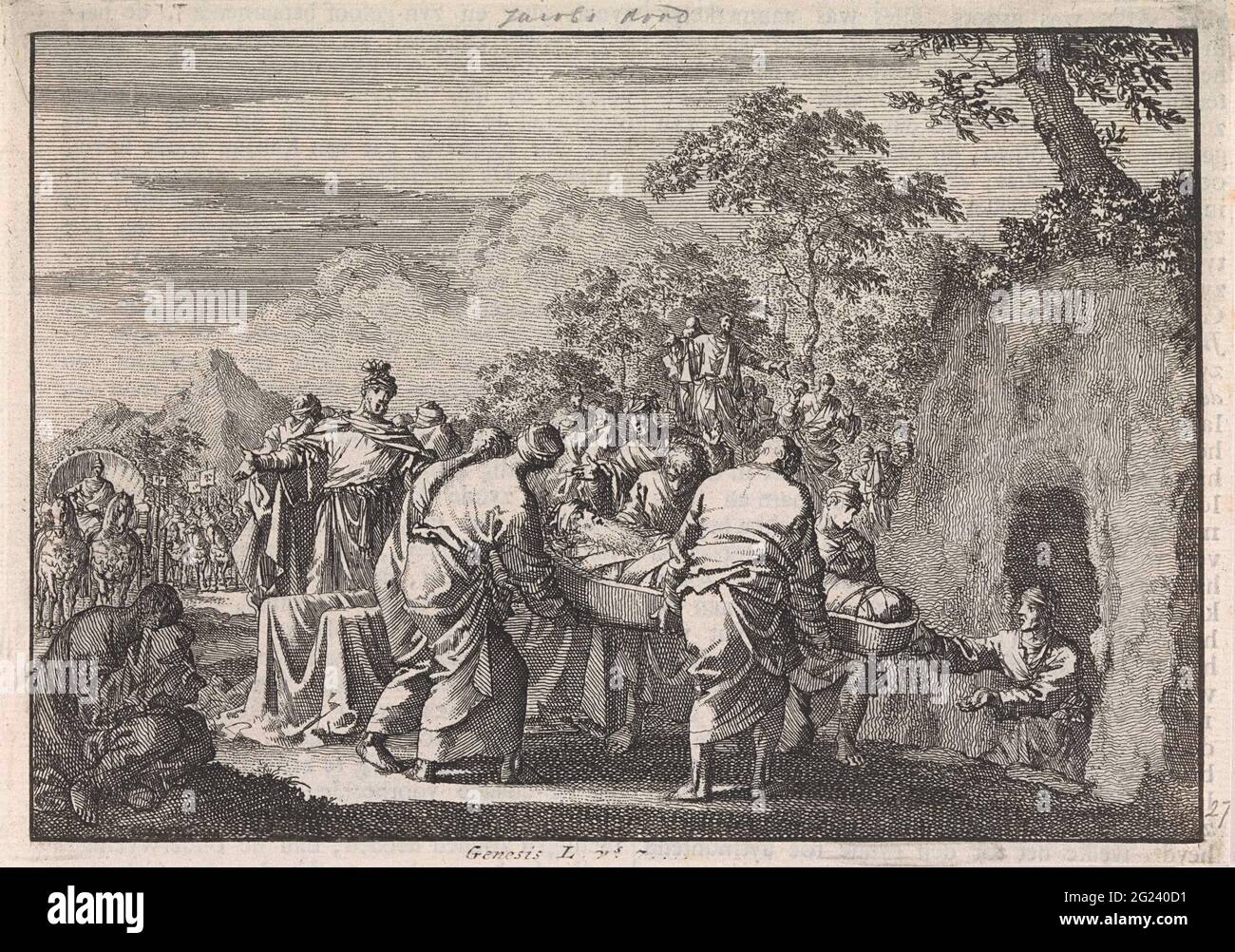 Funeral of Jacob Stock Photo - Alamy