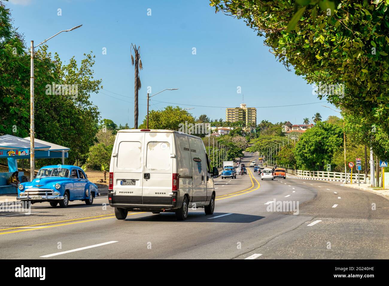 Bridge over the Almendares River, Havana, Cuba, June 2021 Stock Photo ...