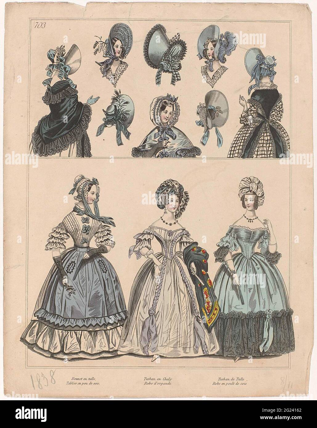 Townsend's Monthly Selection of Parisian Costumes, 1838, No. 703 ...