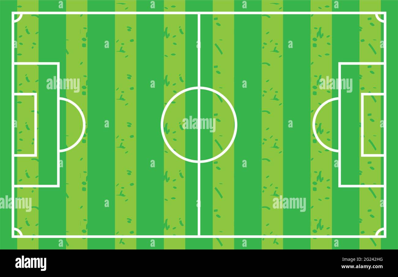 soccer field top view Stock Vector Image & Art - Alamy