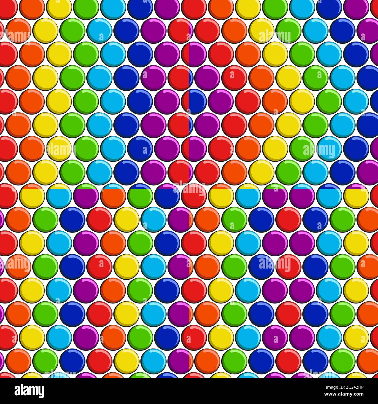 Rainbow highlight design Stock Vector Images - Alamy