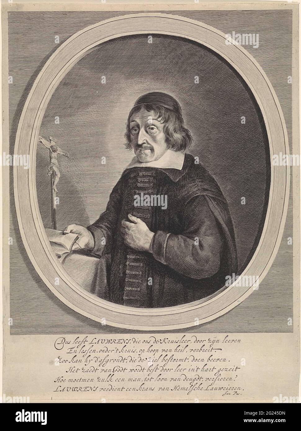 Portrait of Petrus Laurentius. Portrait of Petrus Laurentius, Jesuit ...