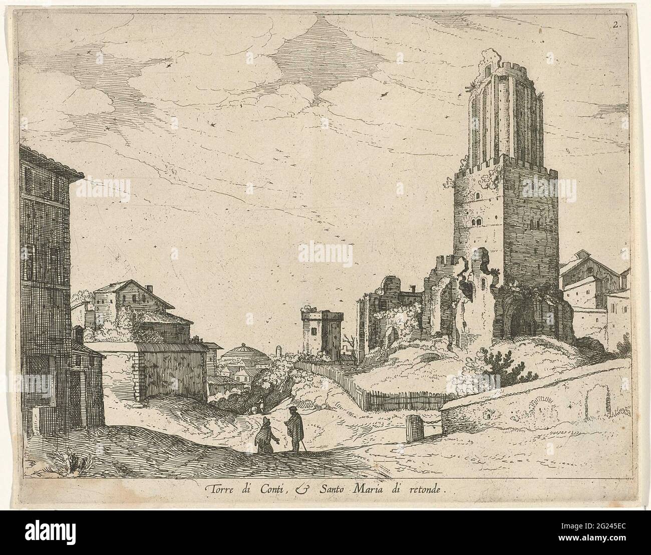 Torre delle milizia and the Pantheon; Torre di Conti E Santo Maria di ...