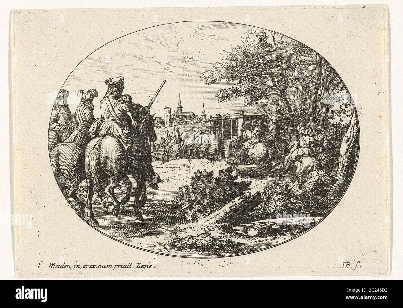 Siege of a city; Military performances from the life of Louis XIV, king ...