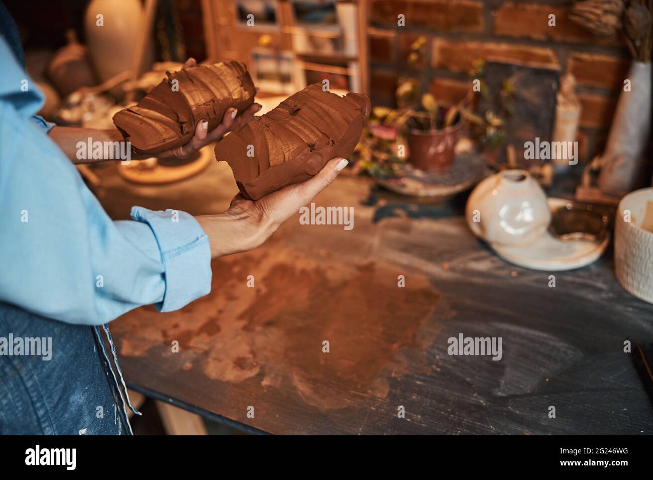 Earthenware clay lump hi-res stock photography and images - Alamy