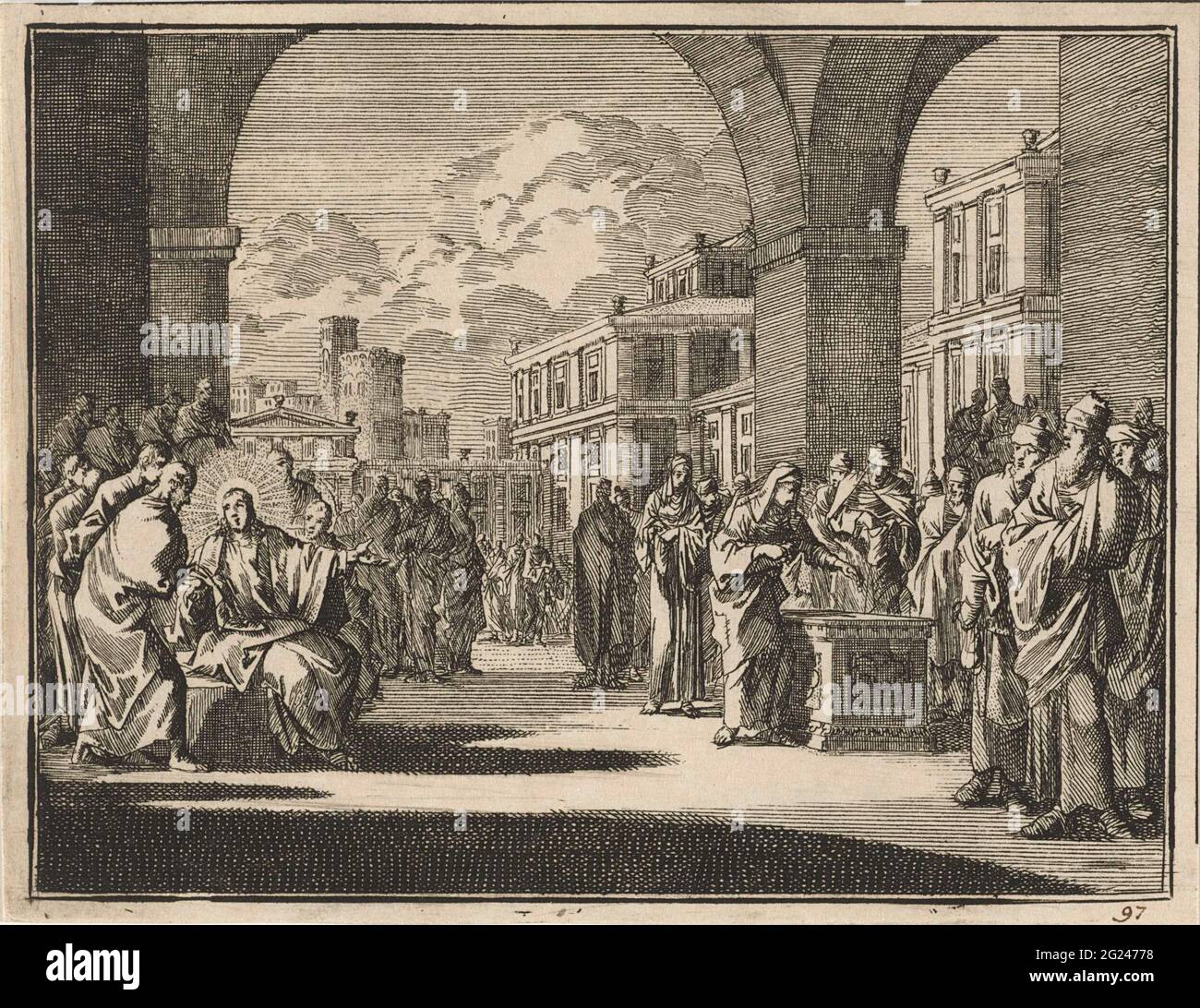 Helping the poor widow hi-res stock photography and images - Alamy