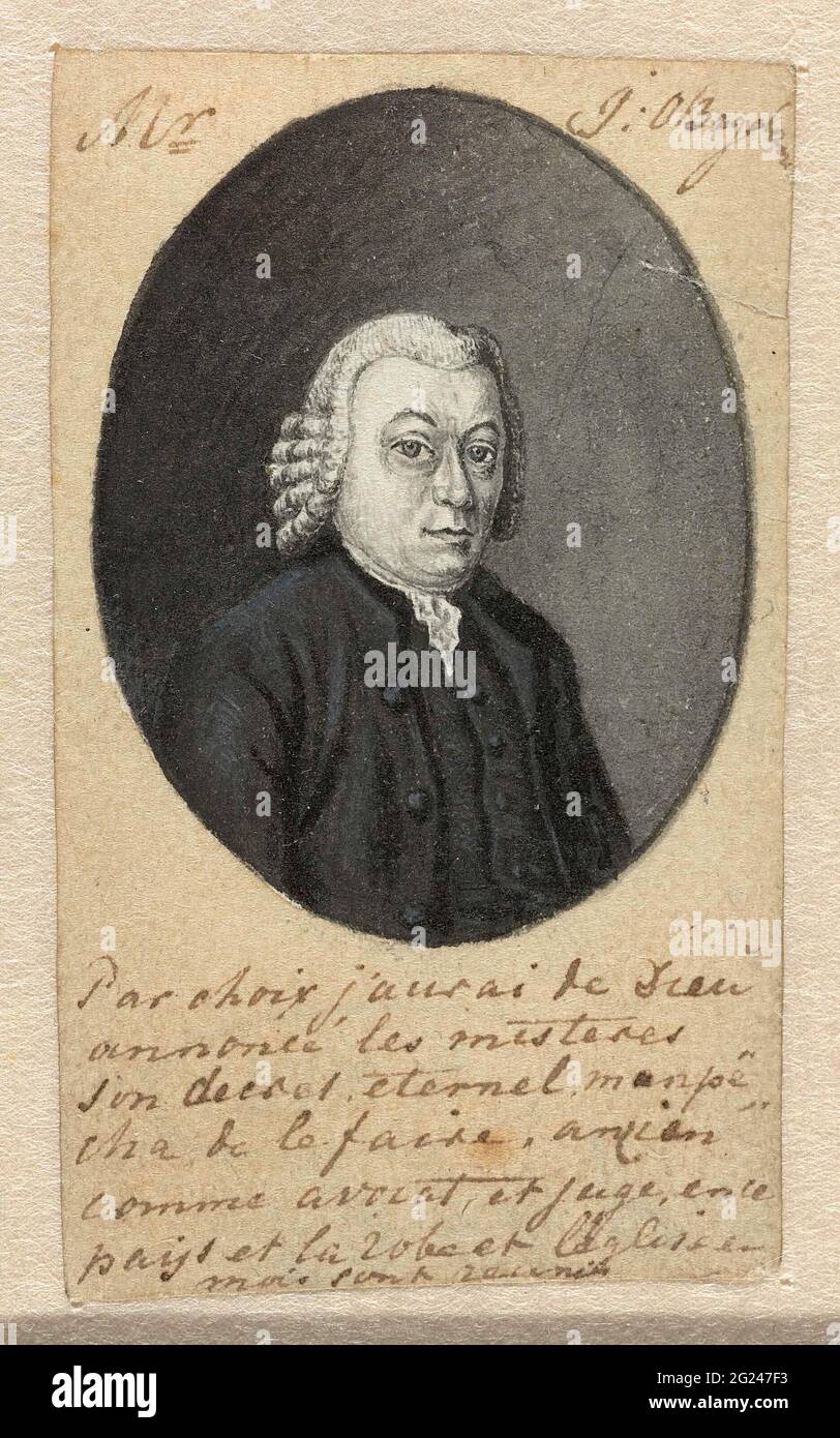 Portrait of Mr. Jan Otto Bauble. Portrait of Jan Otto Bauble, father of ...