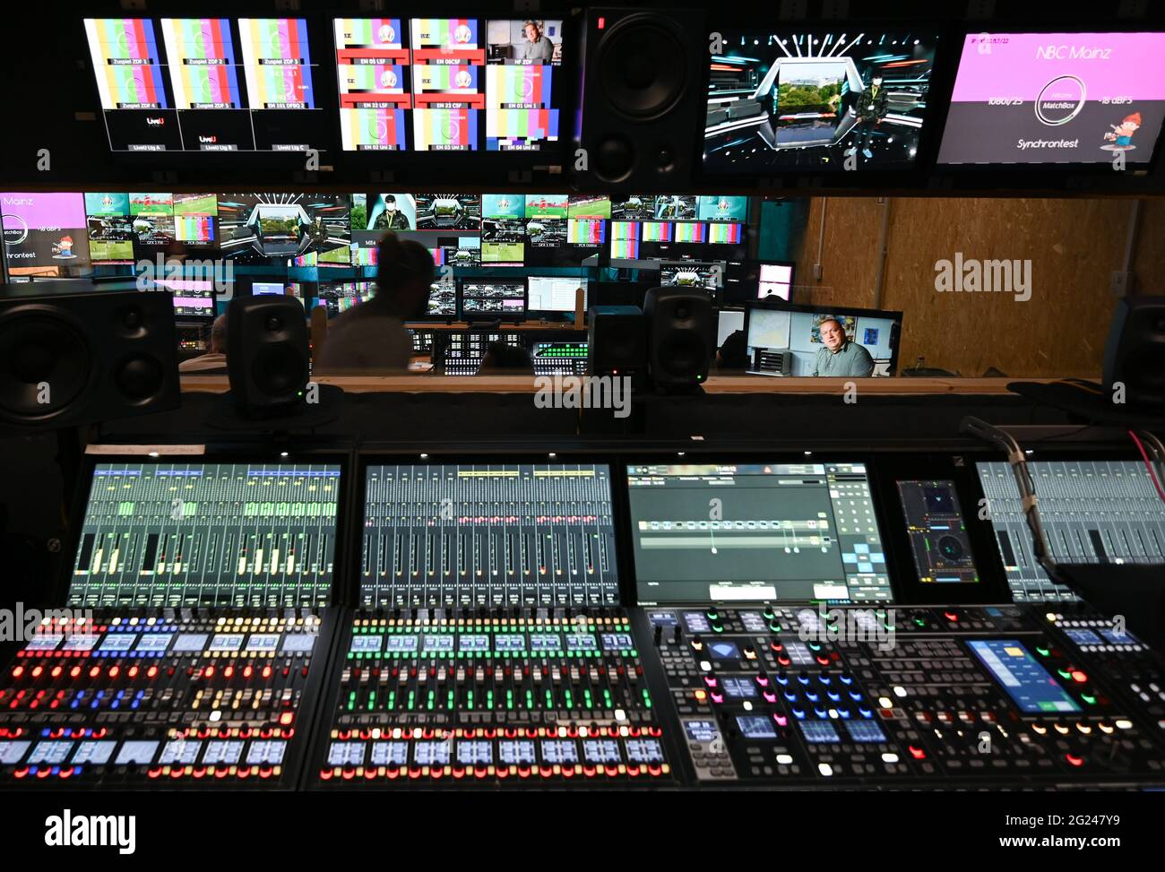 Mainz, Germany. 08th June, 2021. The NBC (National Broadcast Center ...