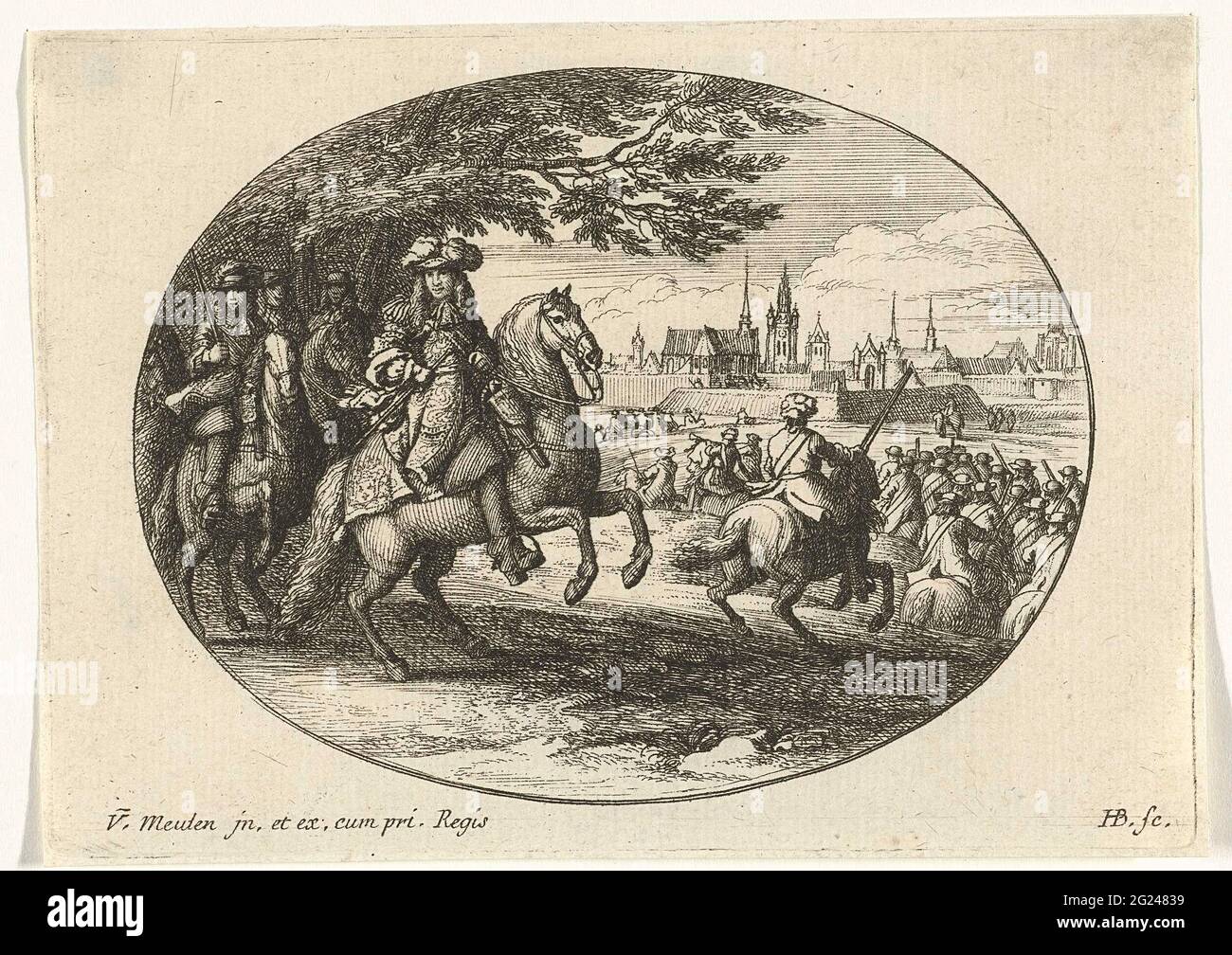 Siege of a city by Louis XIV, king of France; Military performances ...