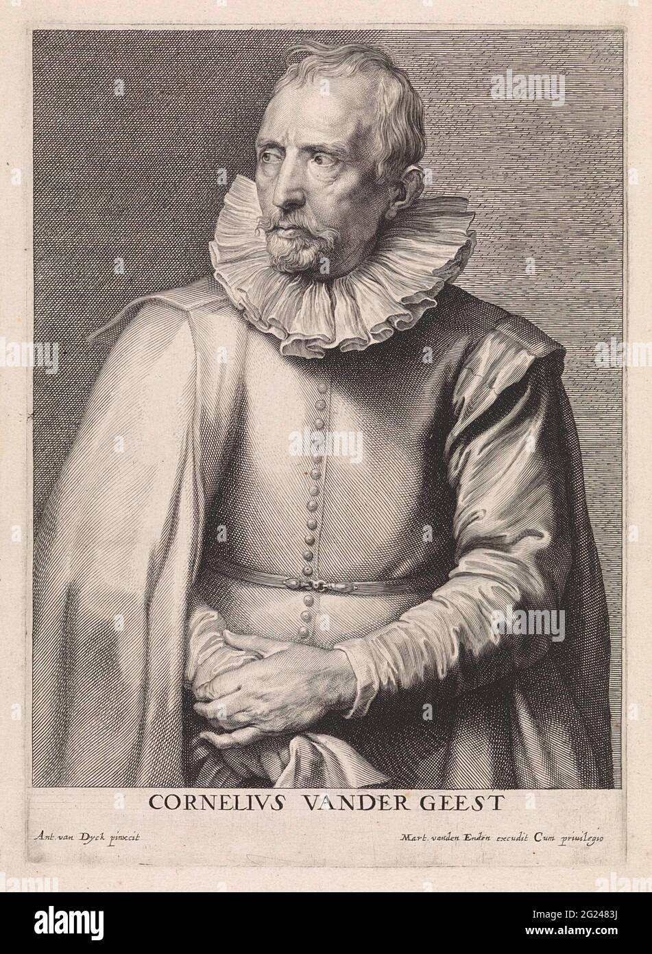 Portrait of Cornelis van der Geest Stock Photo - Alamy
