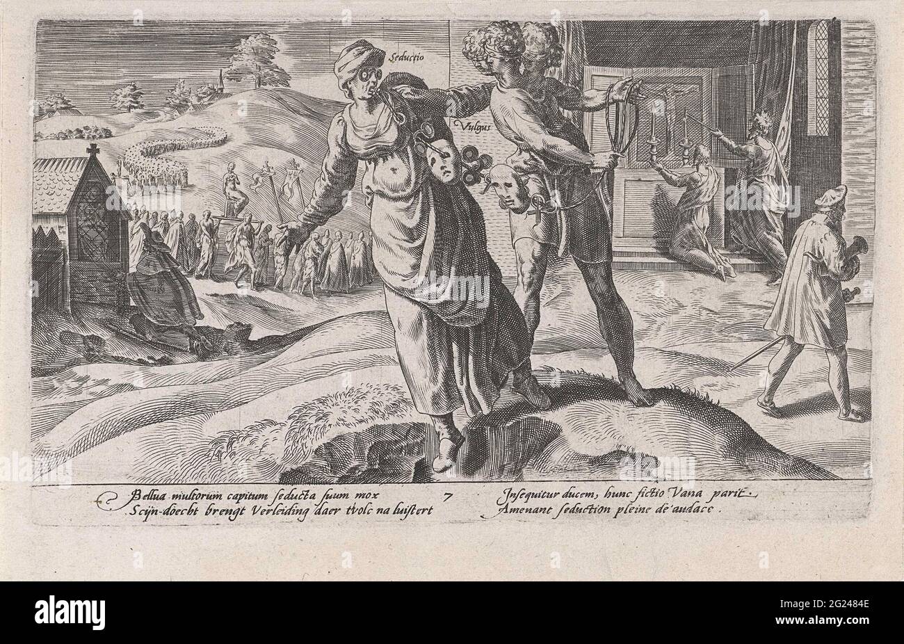 Decepy leads the people to the downfall; Degening the Catholic clergy ...
