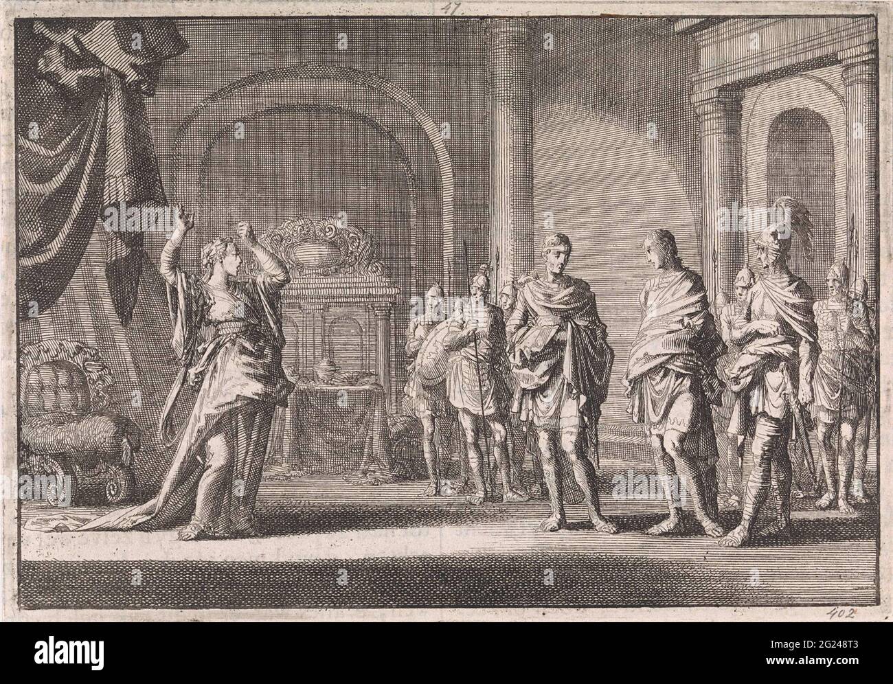 Alexander, son of Herodes, is tied to his Glasyra Gemalin Stock Photo ...