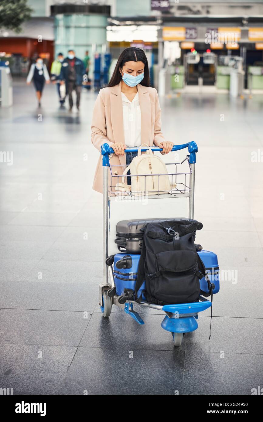Airport trolley mask hi-res stock photography and images - Alamy