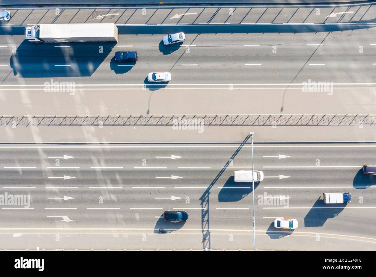 Aerial view above four way hi-res stock photography and images - Alamy