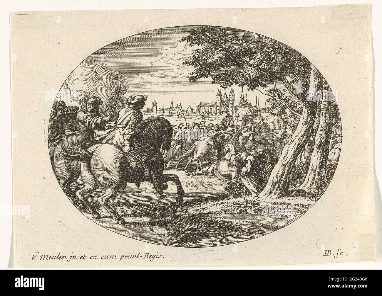 Siege of a city; Military performances from the life of Louis XIV, king ...