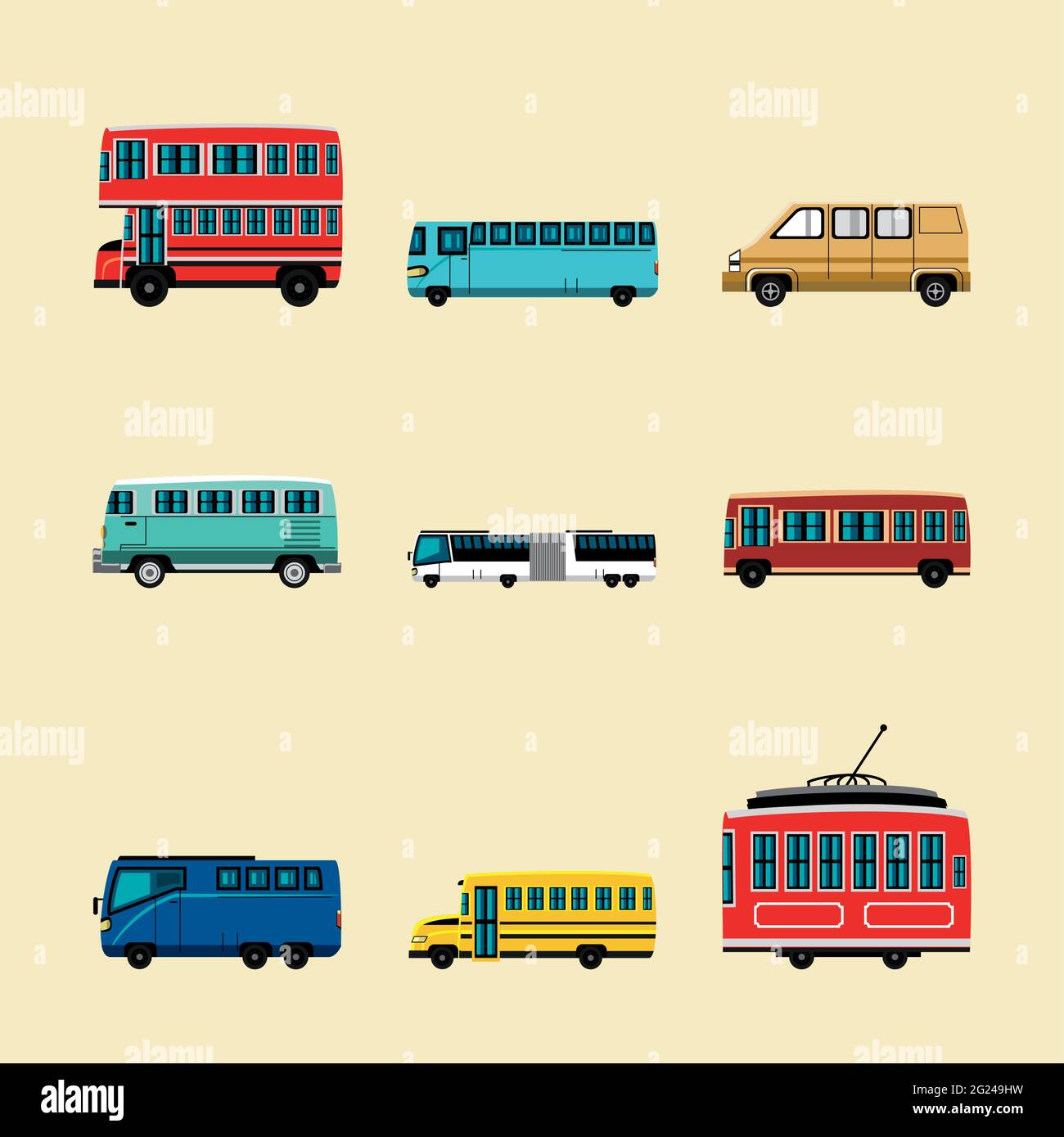 set of different transport Stock Vector Image & Art - Alamy