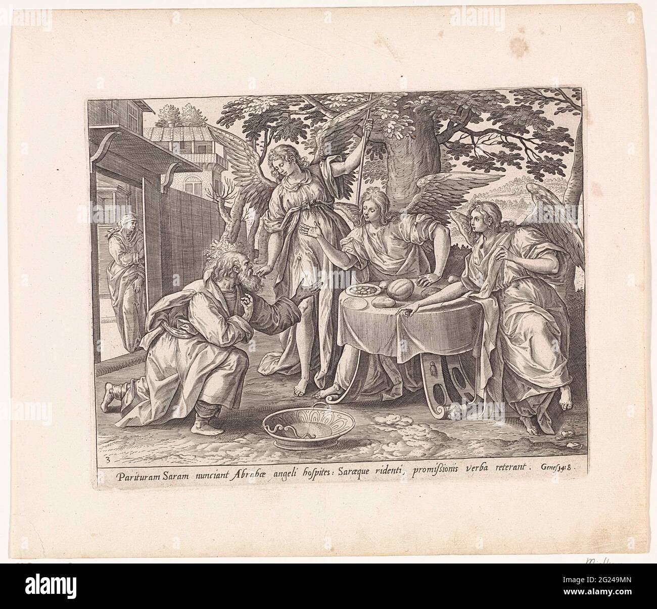 three angels visiting abraham