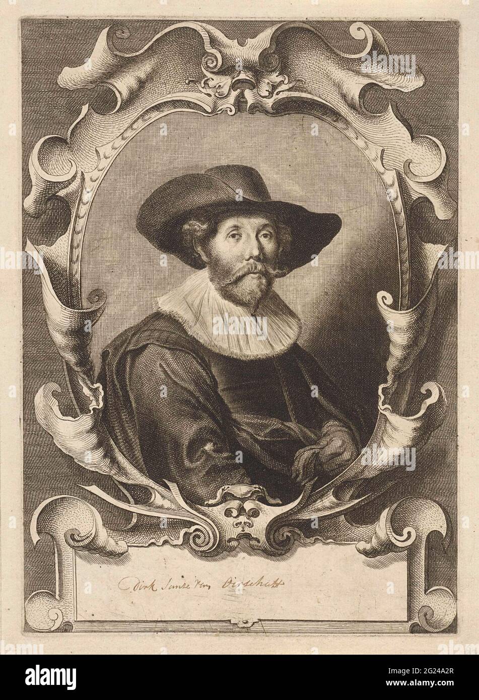 Portrait of Dirck Jansz. Van Oirschapt Stock Photo - Alamy