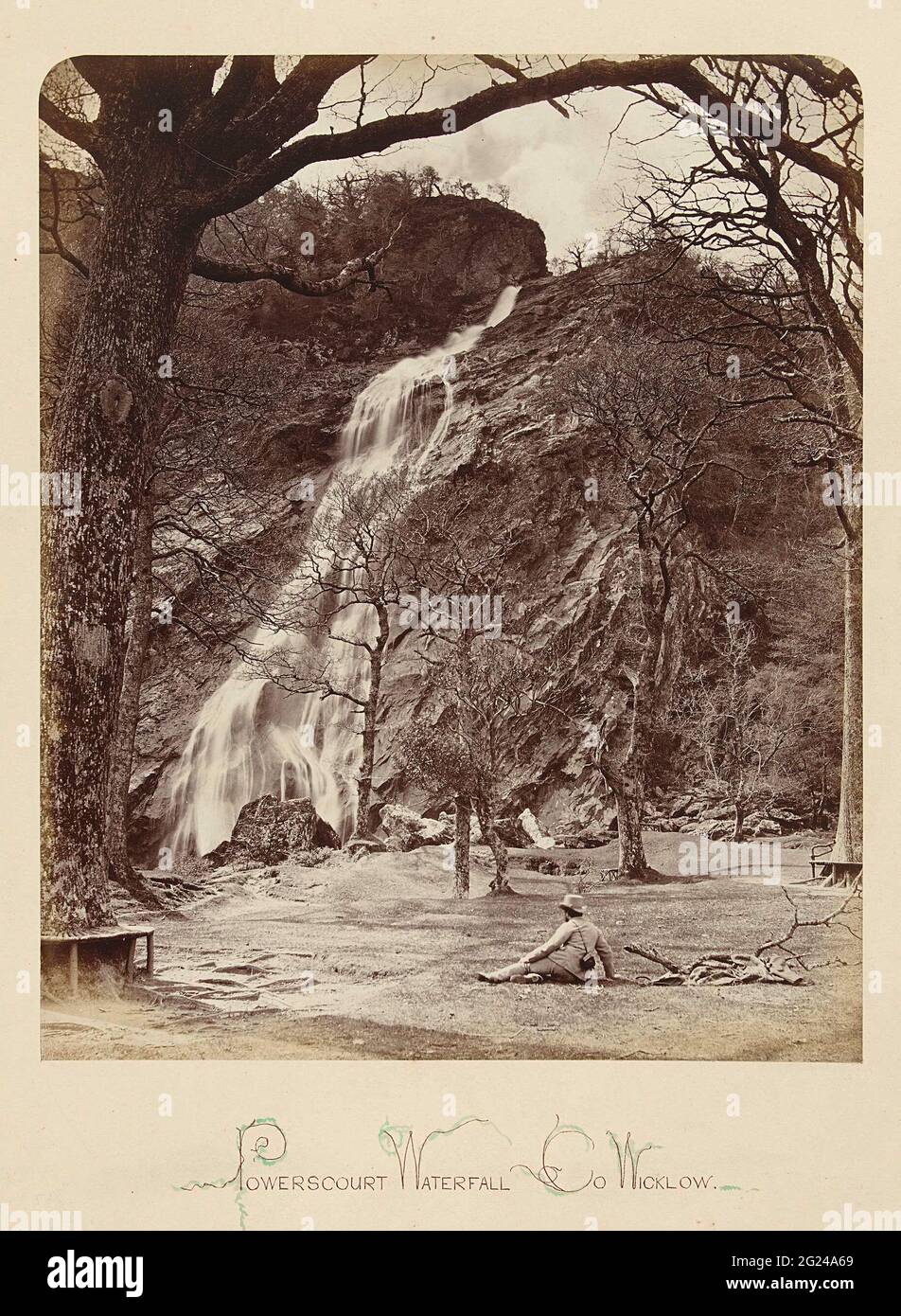 Waterfall on the Powerscourt estate, Wicklow, Ireland; PowerScourt ...