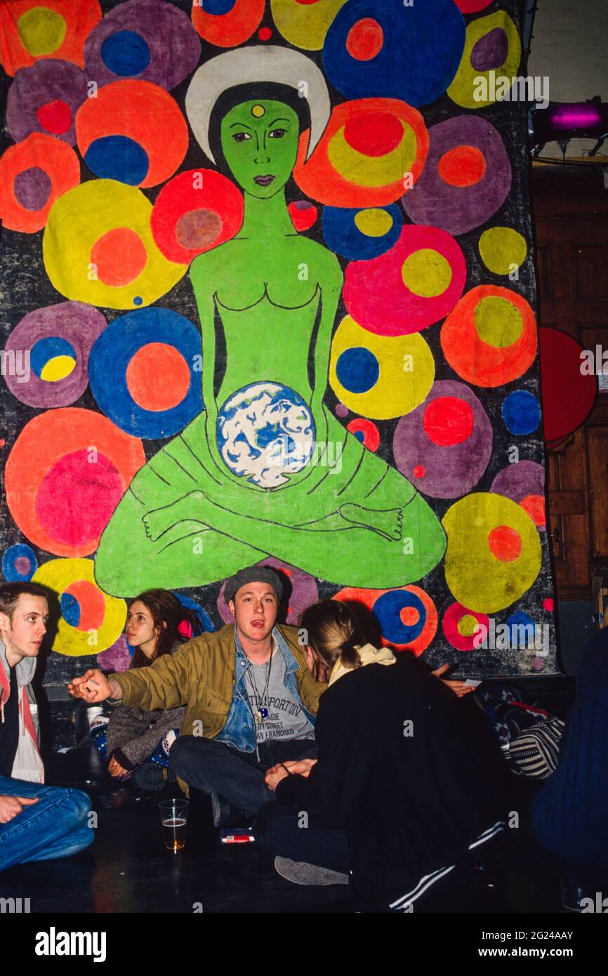 People in the chillout space at the Rocket Club, Holloway Road. The ...