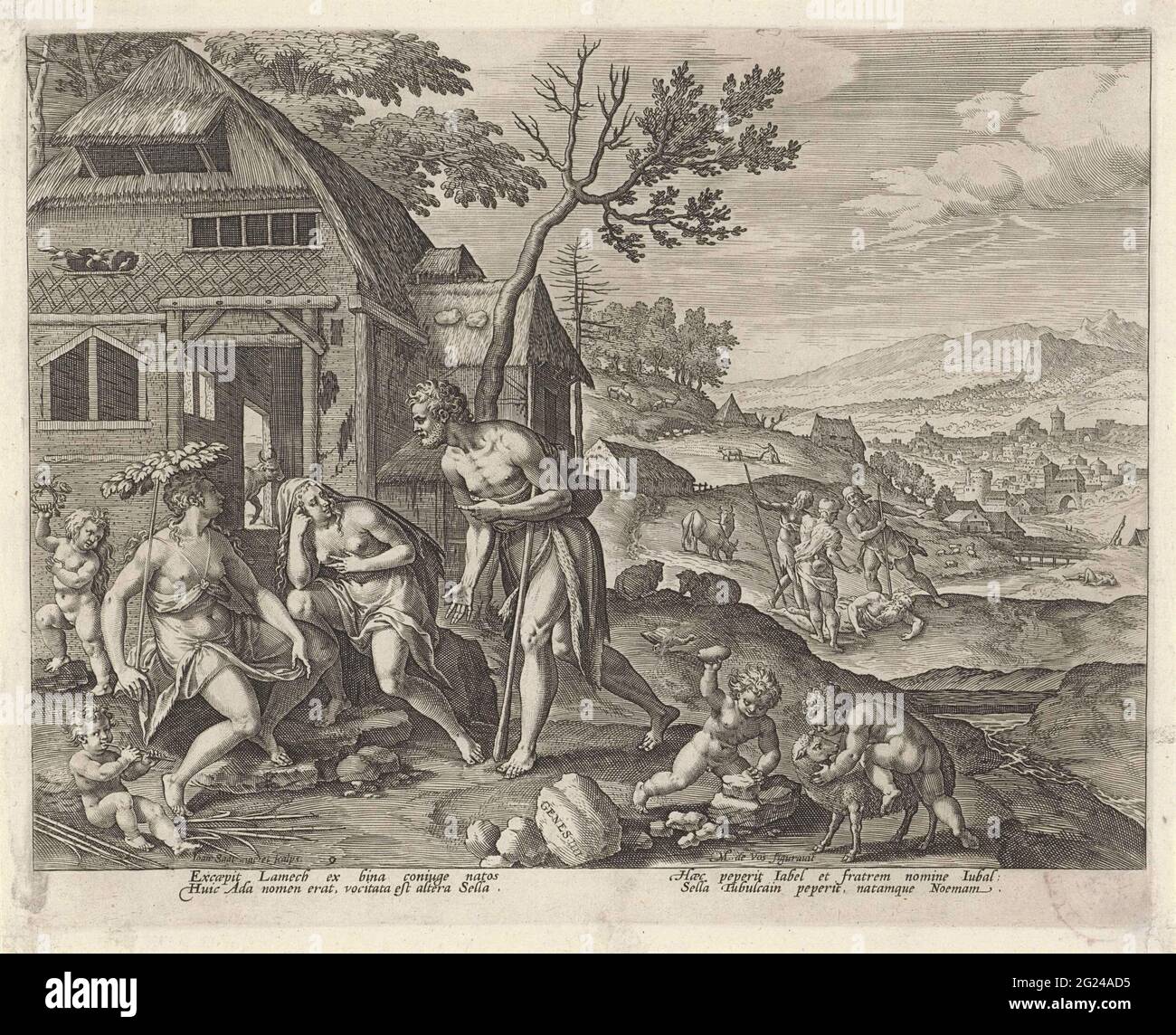 Lamech and his two women; Boni et Mali Scientia. Lamech and his two ...