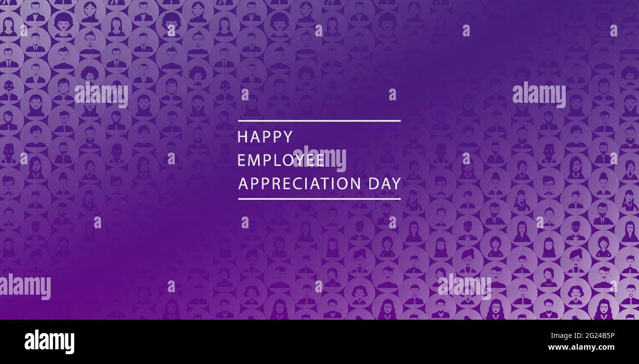 Happy Employee Appreciation Day Background Template Stock Vector Image ...