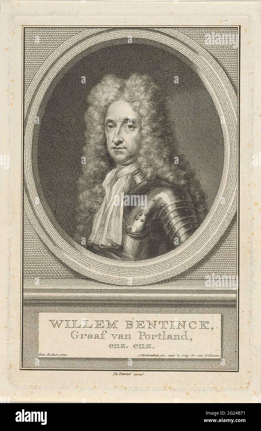 Portrait of Hans Willem Bentinck, Count of Portland; Willem Bentinck ...
