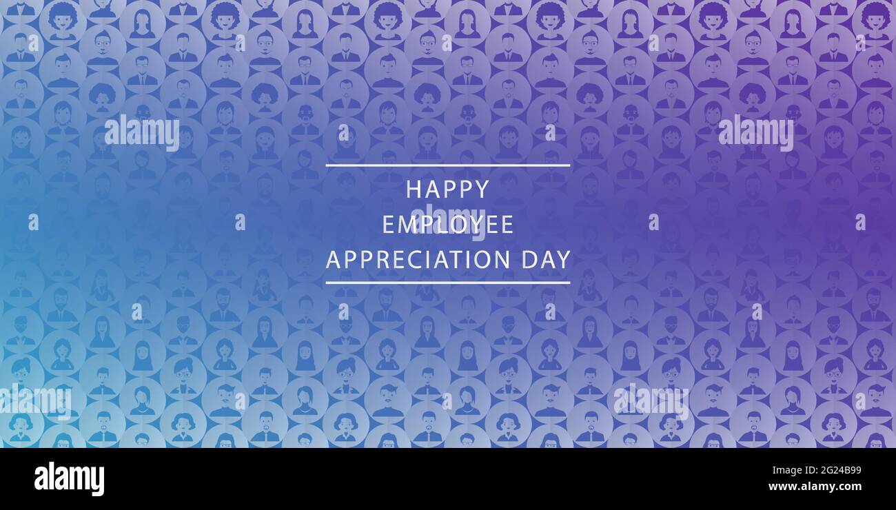 Happy Employee Appreciation Day Background Template Stock Vector Image ...