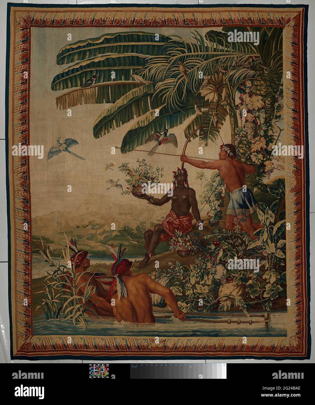 Les pêcheurs (The Fishermen), Tapestry from Les Anciennes Indes (The ...