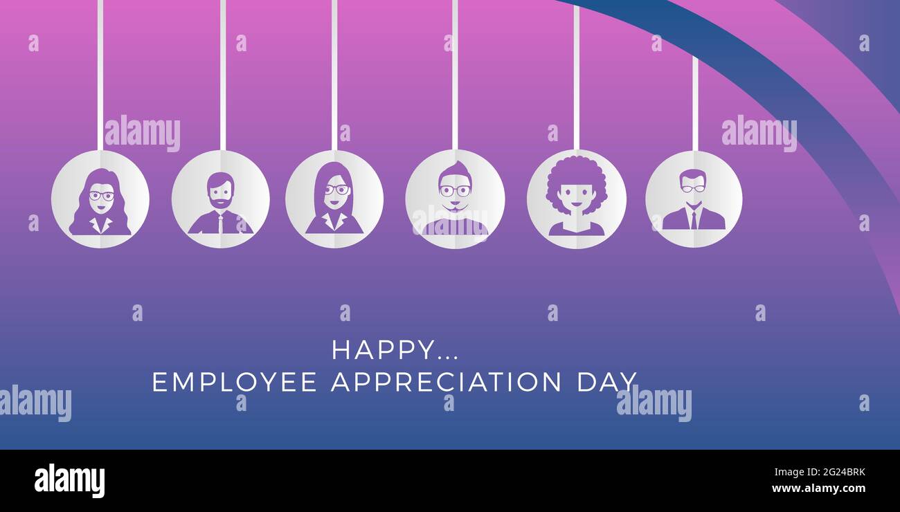 Happy Employee Appreciation Day Background Template Stock Vector Image ...