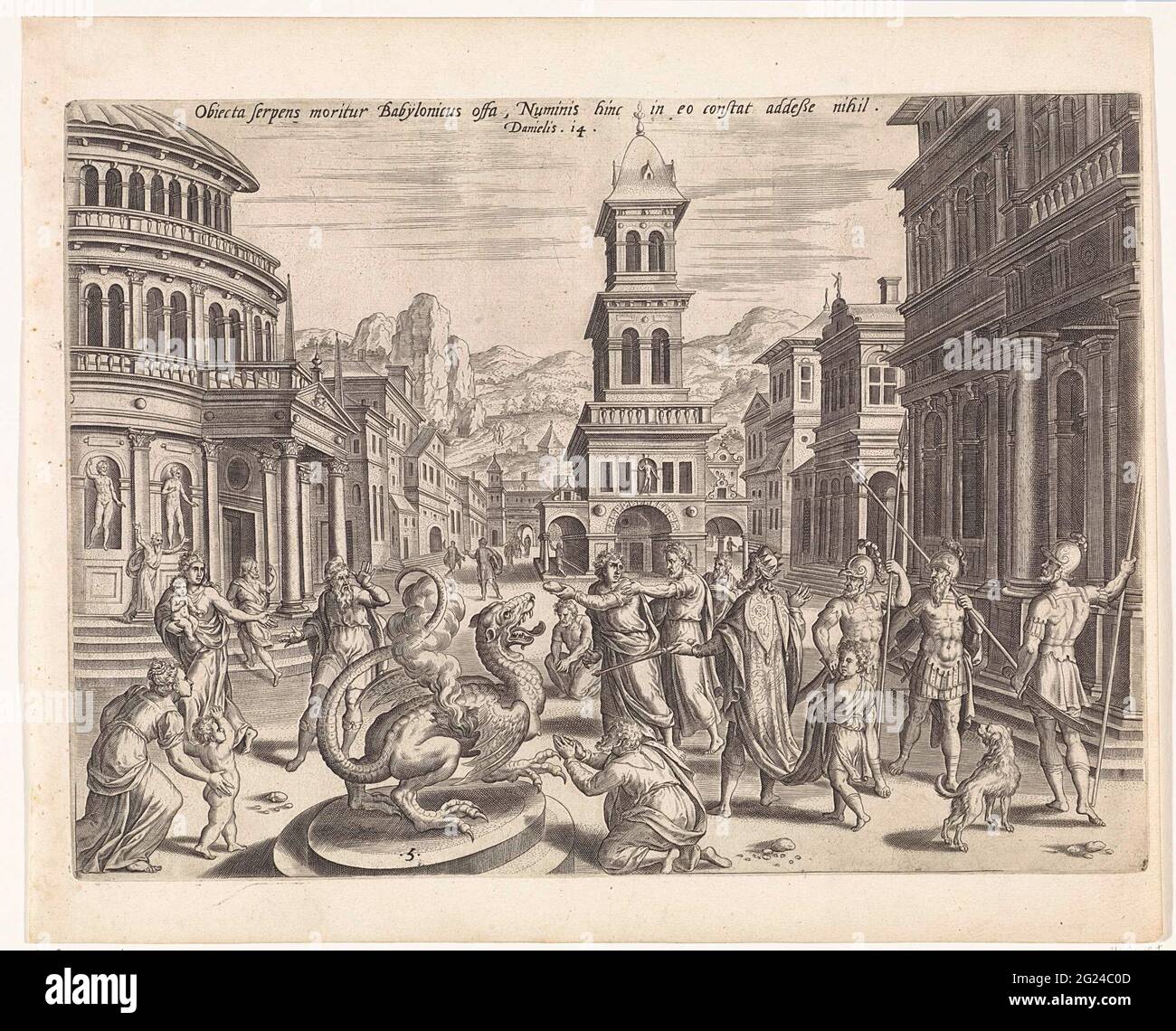 Daniel and the dragon; History of Daniel; Thesaurus Sacrarum ...