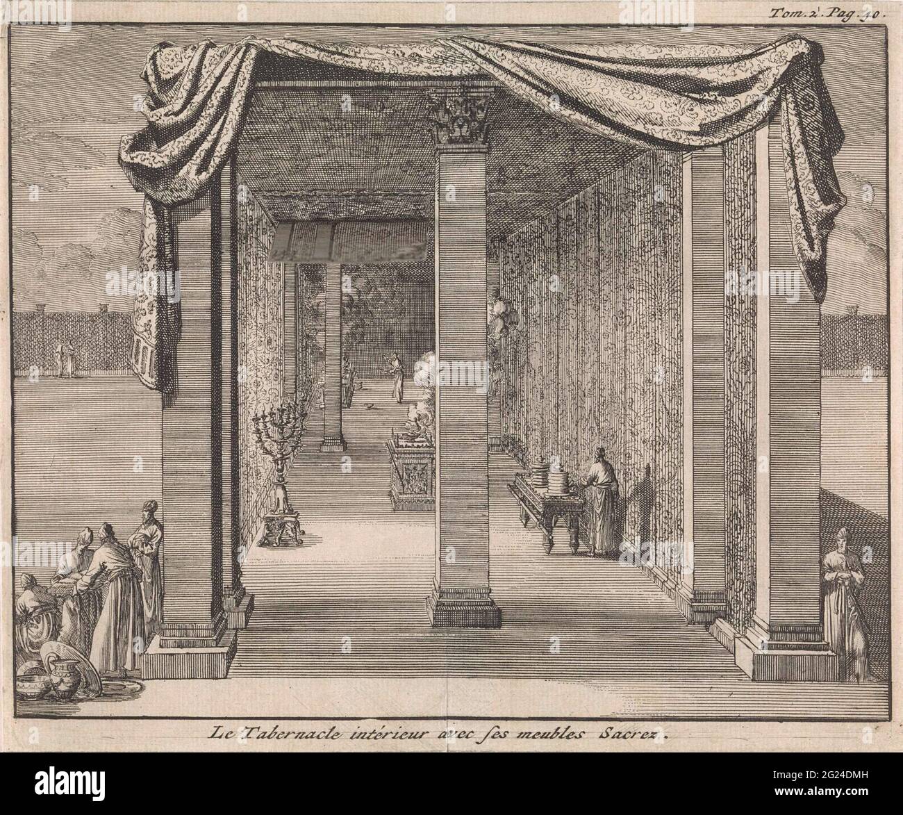 Tabernacle inside; Le Tabernacle Intérieur Avec Ses Meubles Sacrez ...