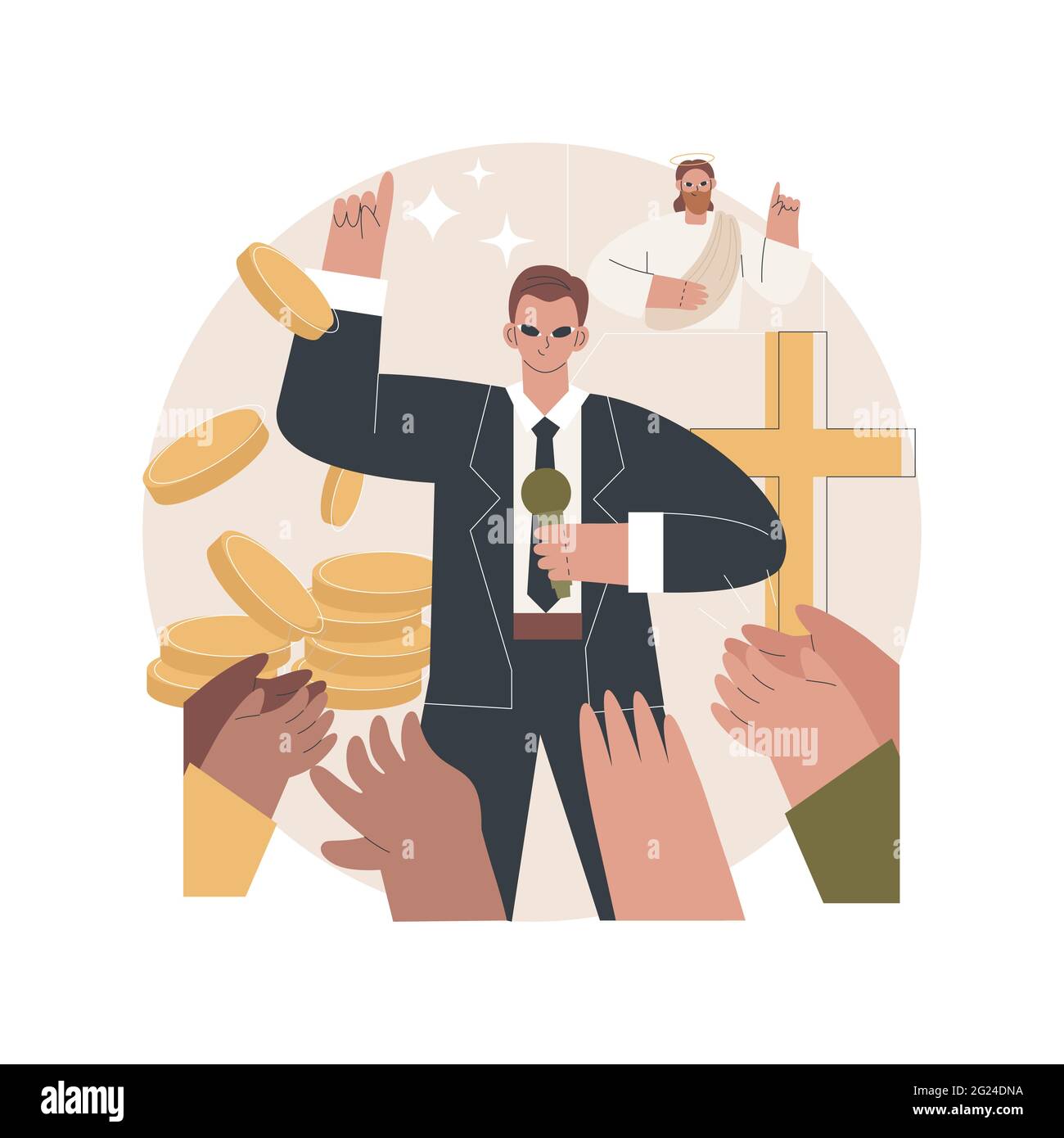 The Cult Group Stock Vector Images - Alamy