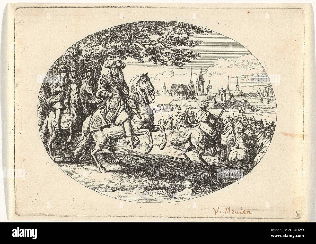 Siege of a city by Louis XIV, king of France; Military performances ...