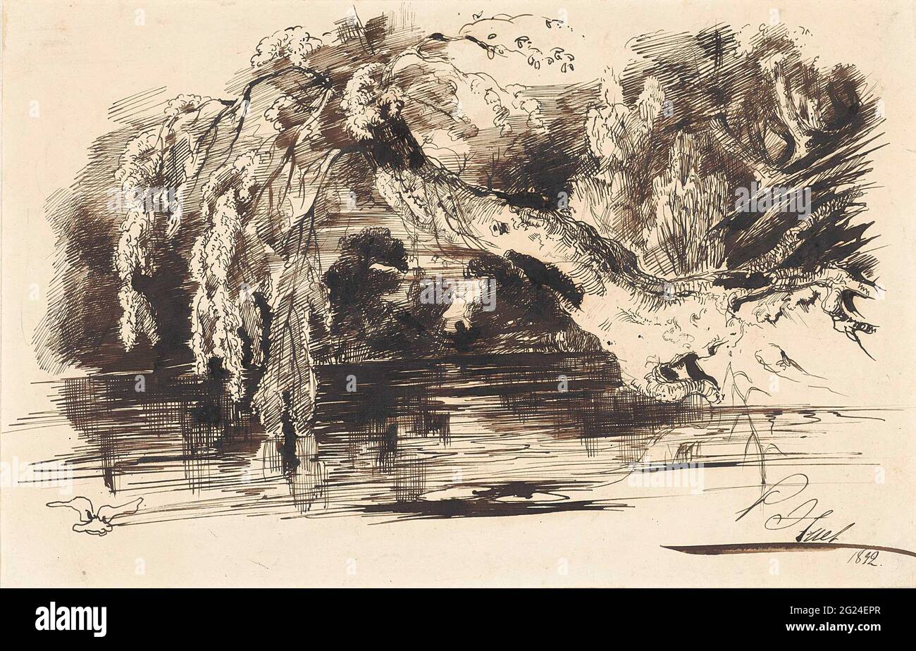 Landscape. Design for a print Stock Photo - Alamy