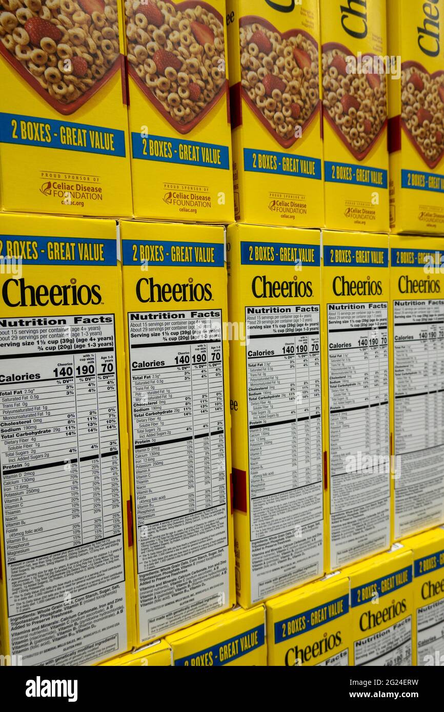 Cheerios Box Side