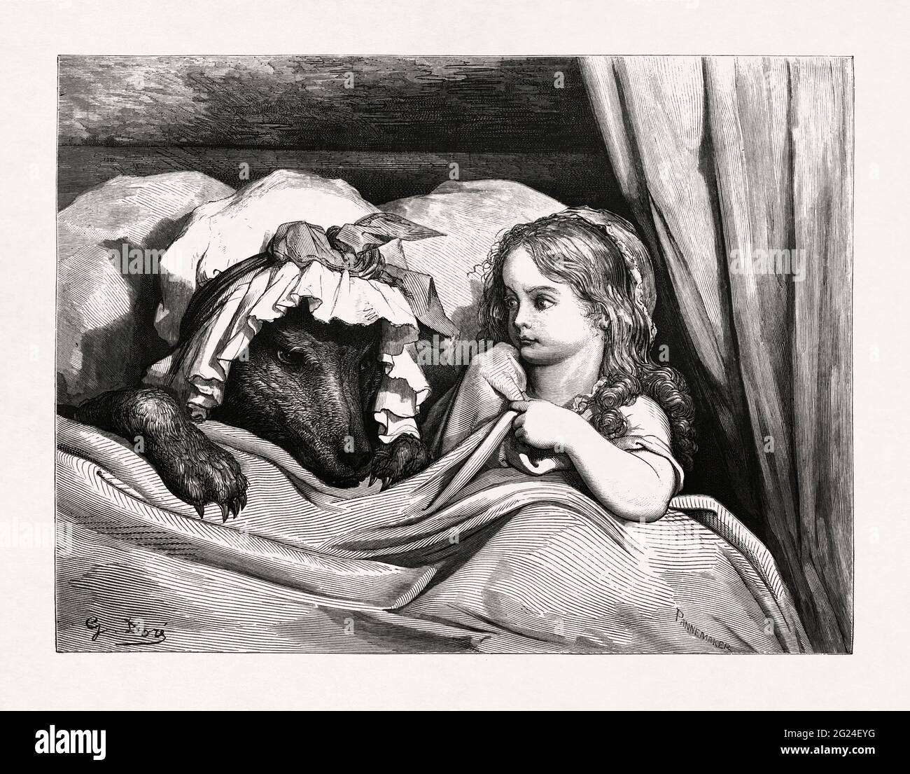 Big Bad Wolf Little Red Riding Hood Drawing