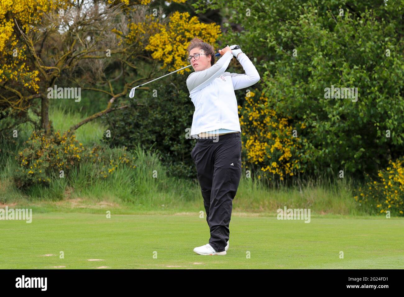 Troon, UK. 08th June, 2021. EMILY TOY, born 1997, from Longdown ...
