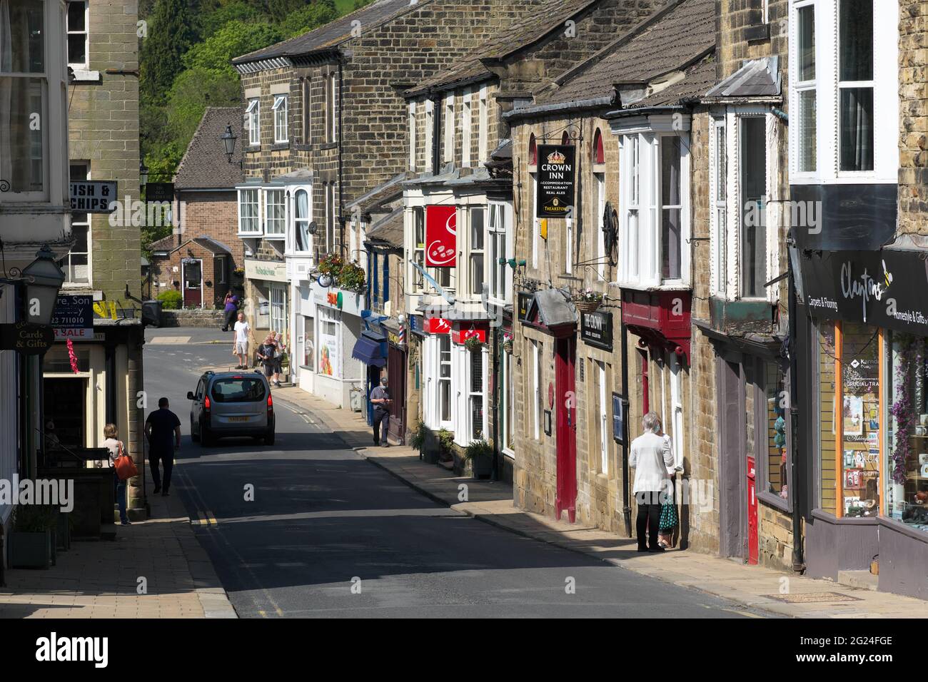 High street pateley bridge nidderdale hi-res stock photography and ...