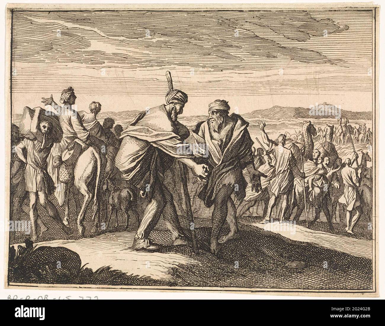 Separation of Abraham and Lot Stock Photo - Alamy