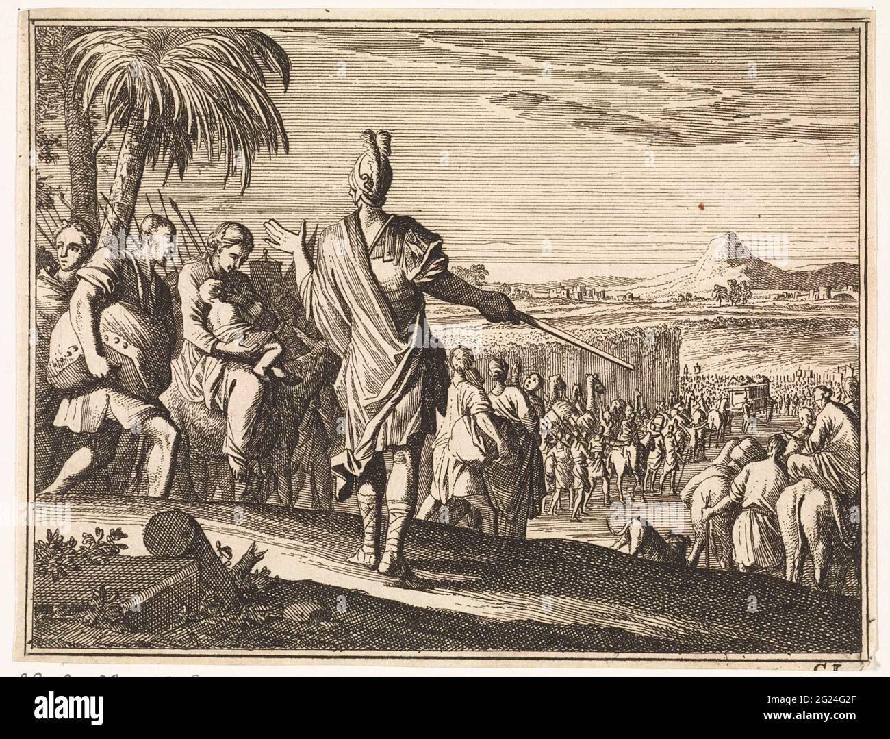 Under the leadership of Joshua, Israelites transfer Jordaan Stock Photo ...