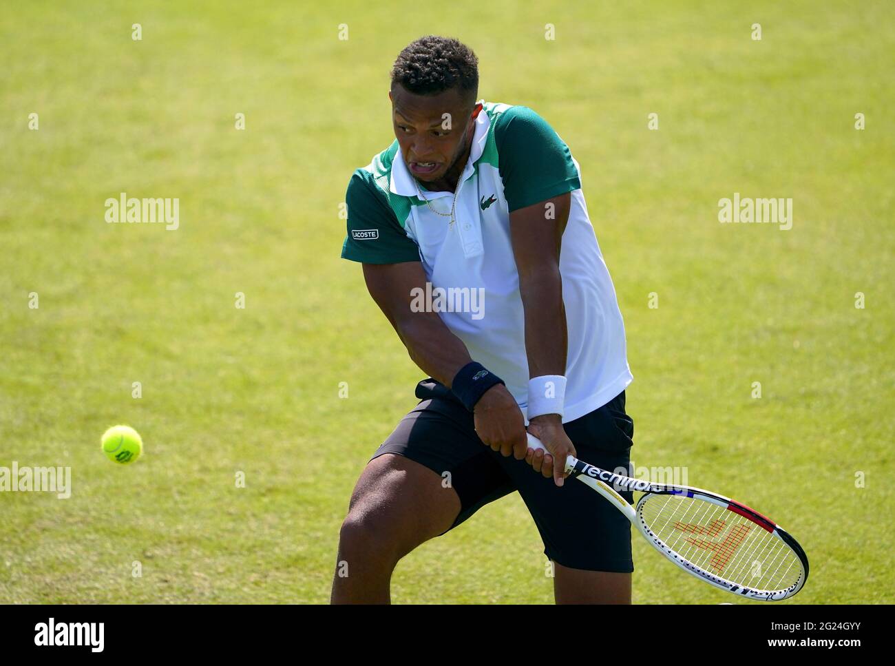 Great Britain's Jay Clarke in action against South Africa's Kevin ...